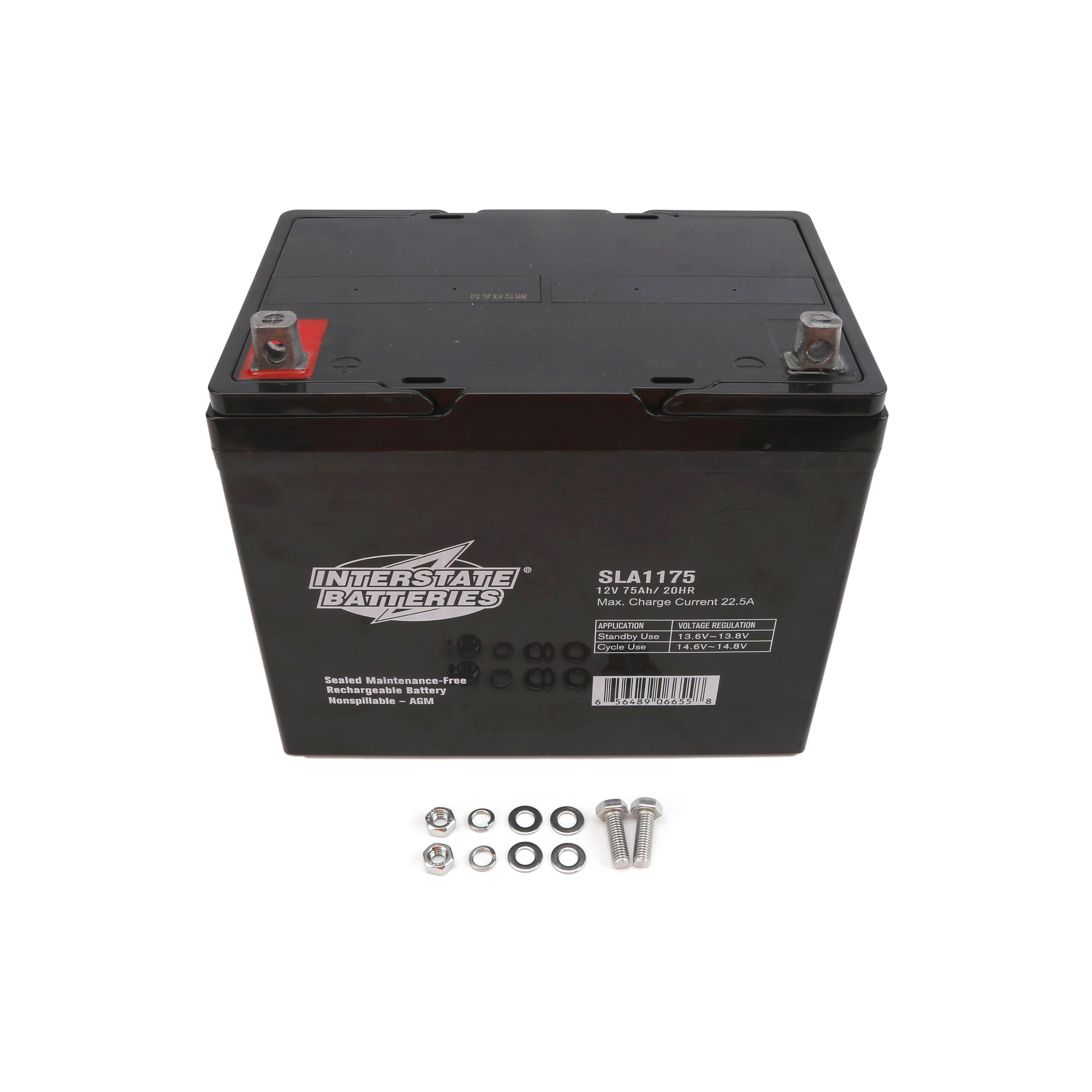 Interstate Batteries 12V, 75Ah SLA/AGM Battery For Automatic Gate Open ...